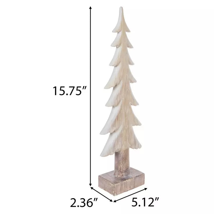 Wood Look Spruce Tree – The Sparkling Hostess